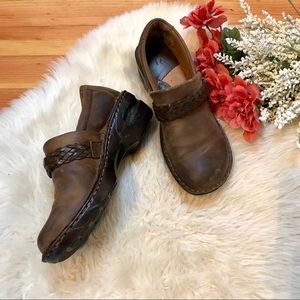 b.o.c. | Shoes | Boc Braided Detail Full Mule Clog Genuine Leather ...